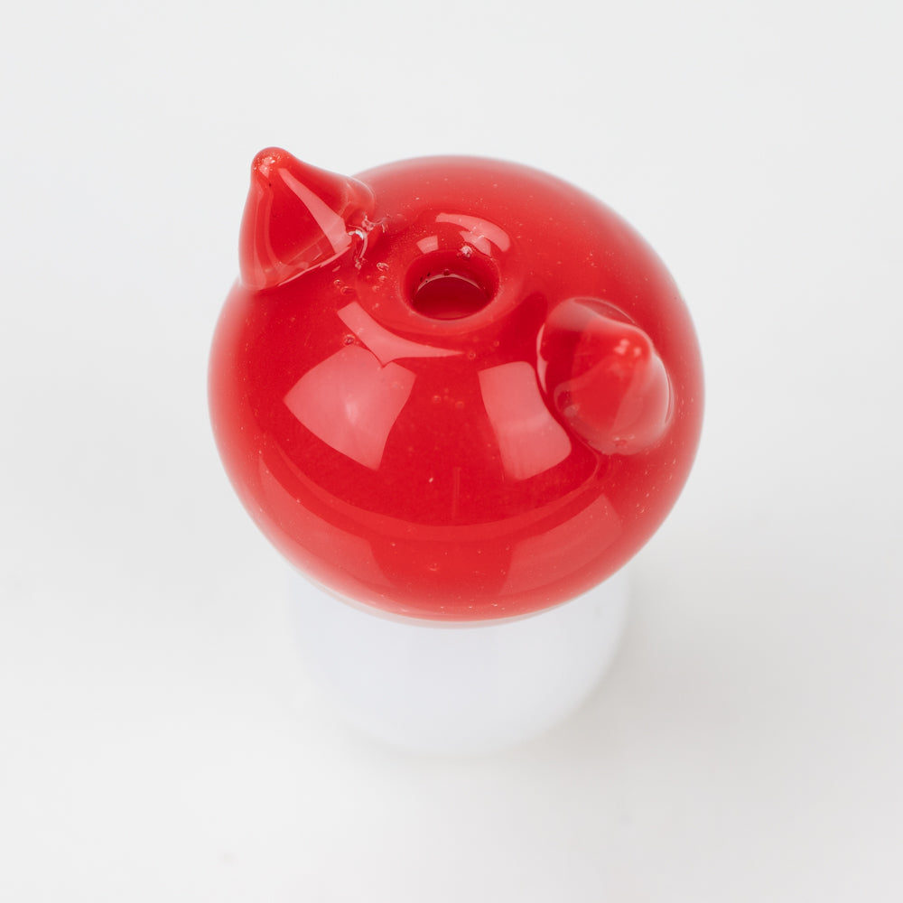 SakiBomb Kitty Head Carb Cap - Red – Empire Glassworks