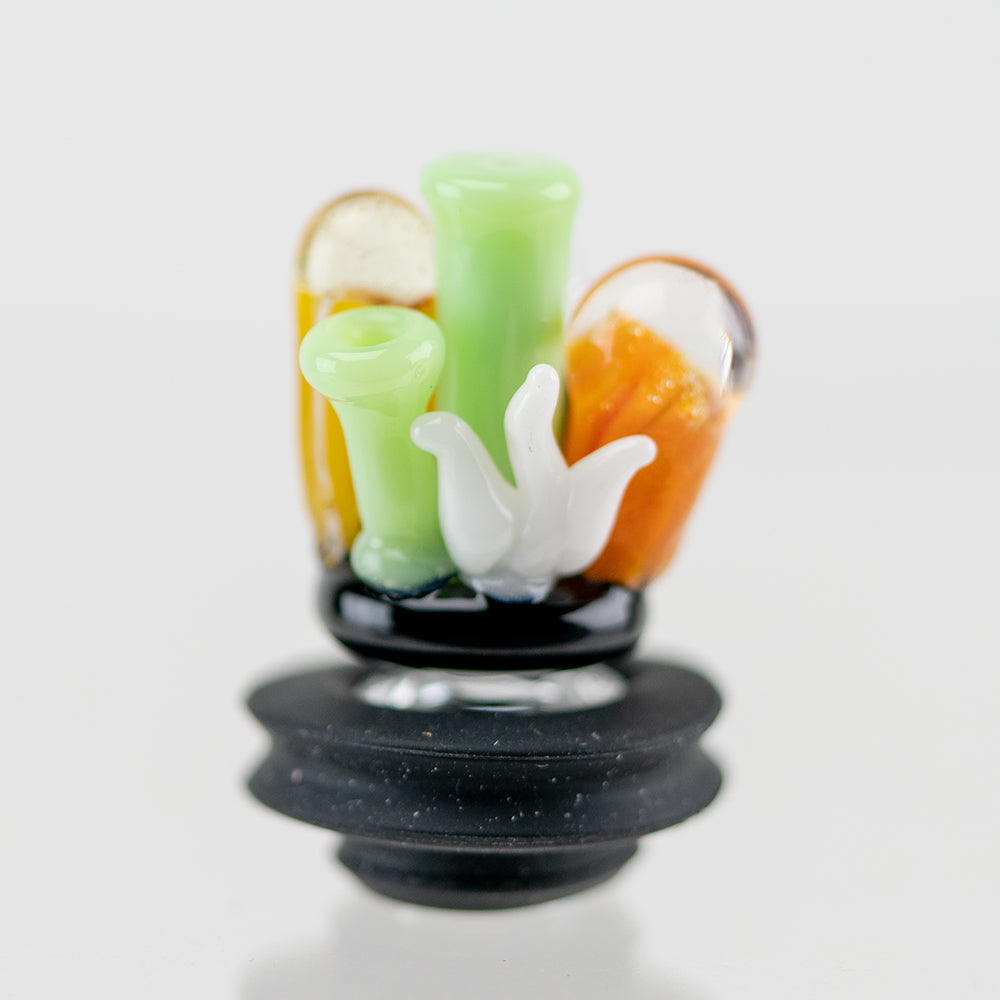 Pro Oculus Carb Cap - Coral Reef – Empire Glassworks
